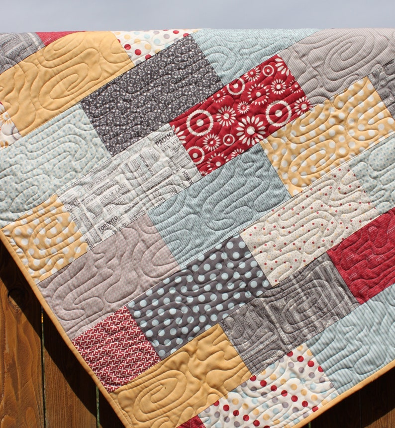 Baby Quilt Pattern, Lap Quilt Pattern, Layer Cake Quilt Pattern, Fast ...