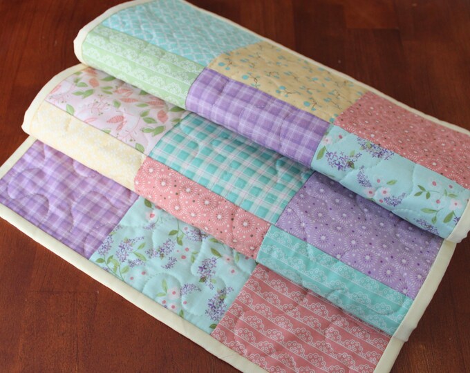 Easter Table Runner, Spring Table Runner, Pastel Table Runner, Easter ...