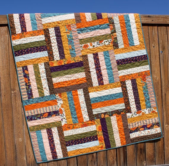Big Fences Pattern, Lap Quilt Pattern, Beginner Quilt Pattern, Baby ...