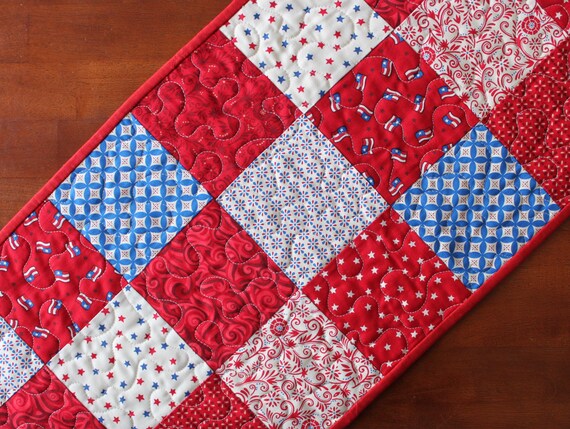 American Table Runner Independence Day Table Runner | Etsy