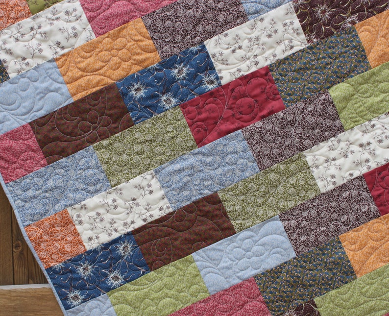 Baby Quilt Pattern, Lap Quilt Pattern, Layer Cake Quilt Pattern, Fast ...