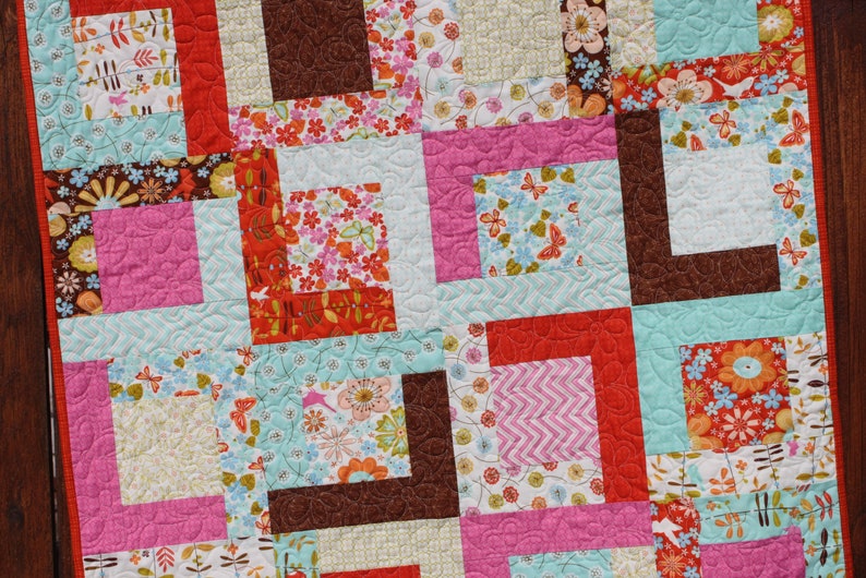 Baby Quilt Pattern, Lap Quilt Pattern, Layer Cake Quilt Pattern, Easy ...