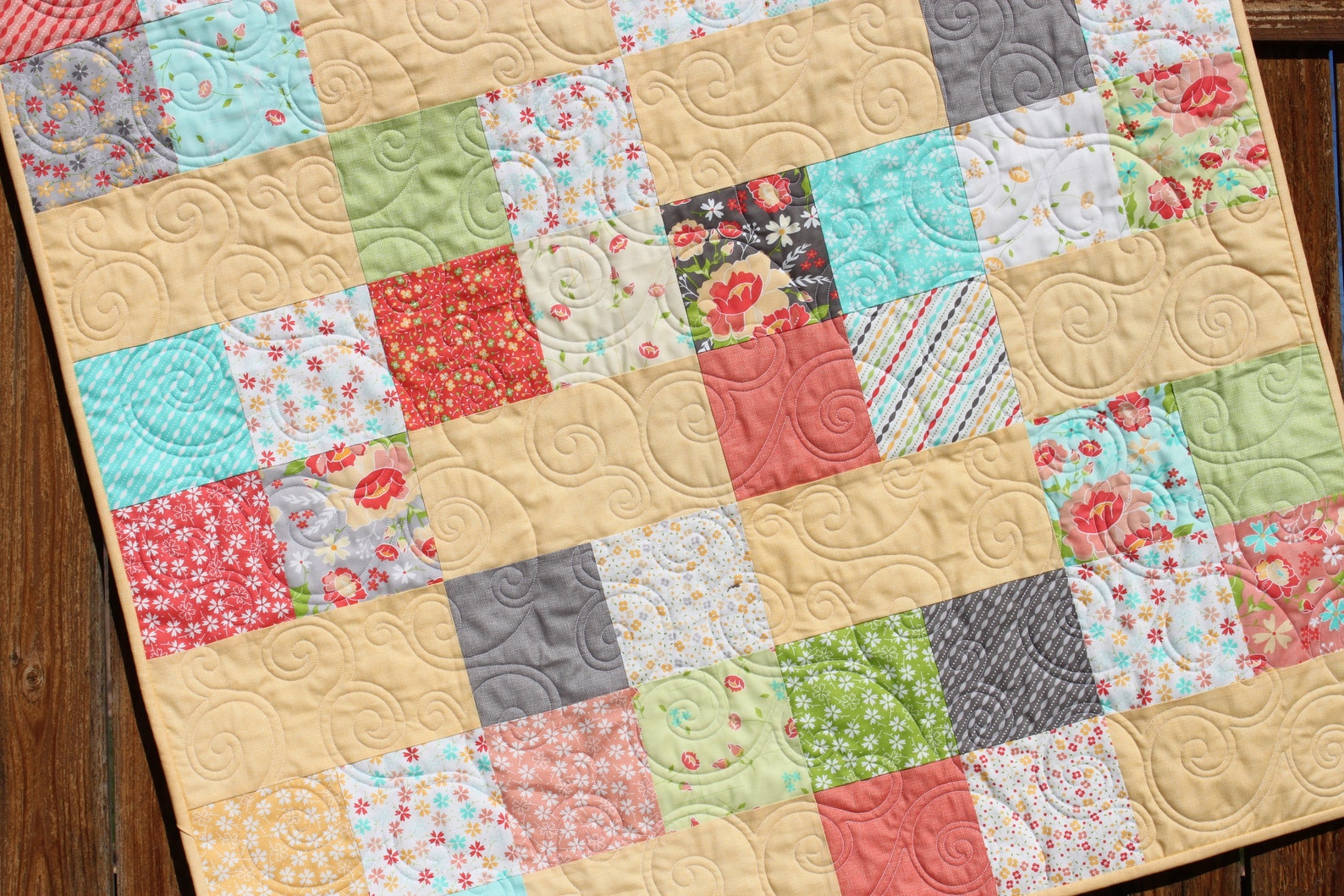 Baby Quilt Pattern, Charm Pack Quilt Pattern, Charming, Lap Quilt ...