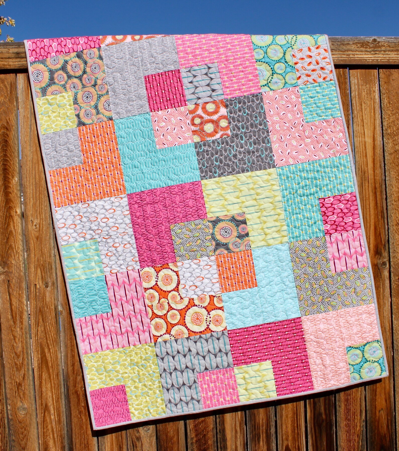 Baby Quilt Pattern Layer Cake Quilt Pattern Squared Away - Etsy Australia