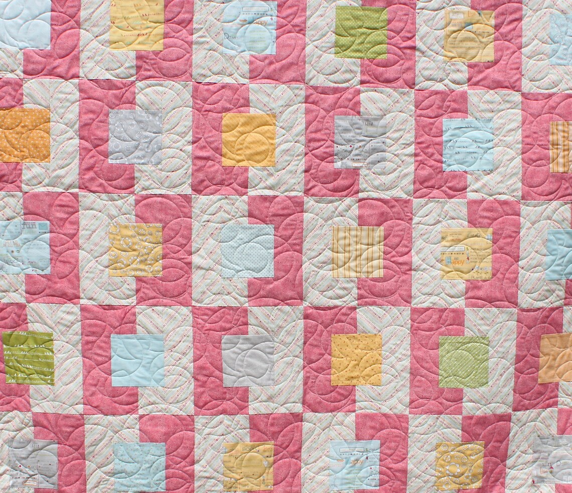 Quilt Pattern, Lap Quilt Pattern, Baby Quilt Pattern, Charm Pack Quilt ...
