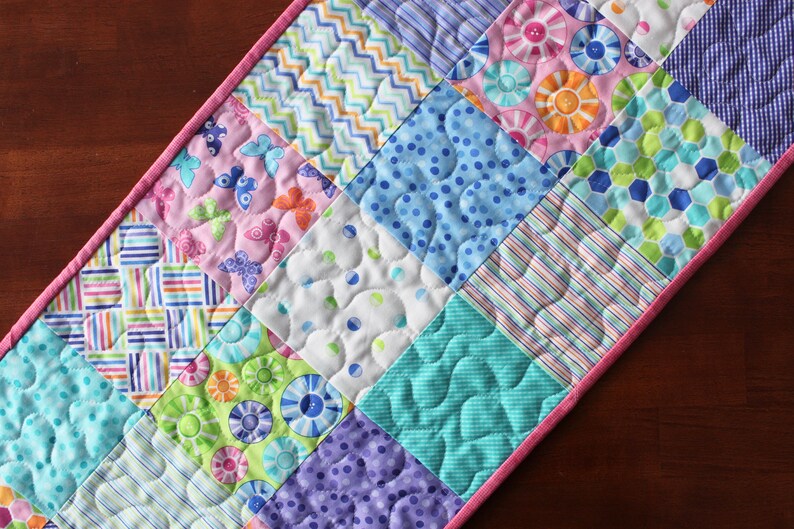 Easter Table Runner Spring Table Runner Pastel Table Runner - Etsy