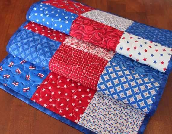 American Table Runner USA Table Runner Americana Decor - Etsy