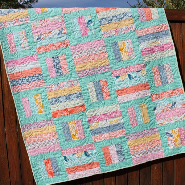 Aqua Quilt - Etsy