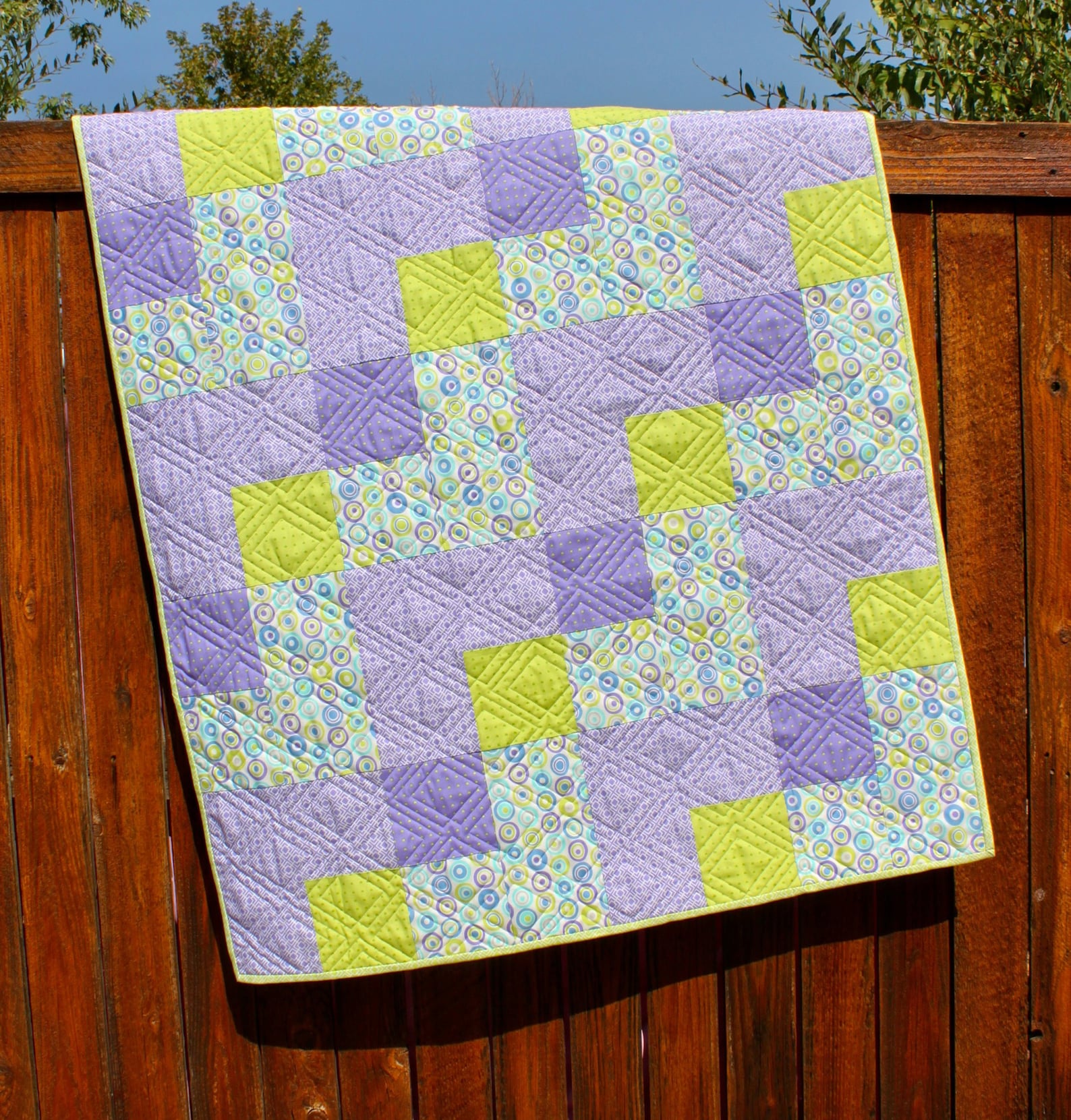 Baby Quilt Pattern, Lap Quilt Pattern, Easy Baby Quilt Pattern, Quick ...