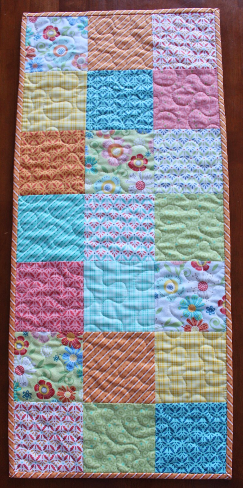 Easter Table Runner Spring Table Runner Pastel Table Runner - Etsy