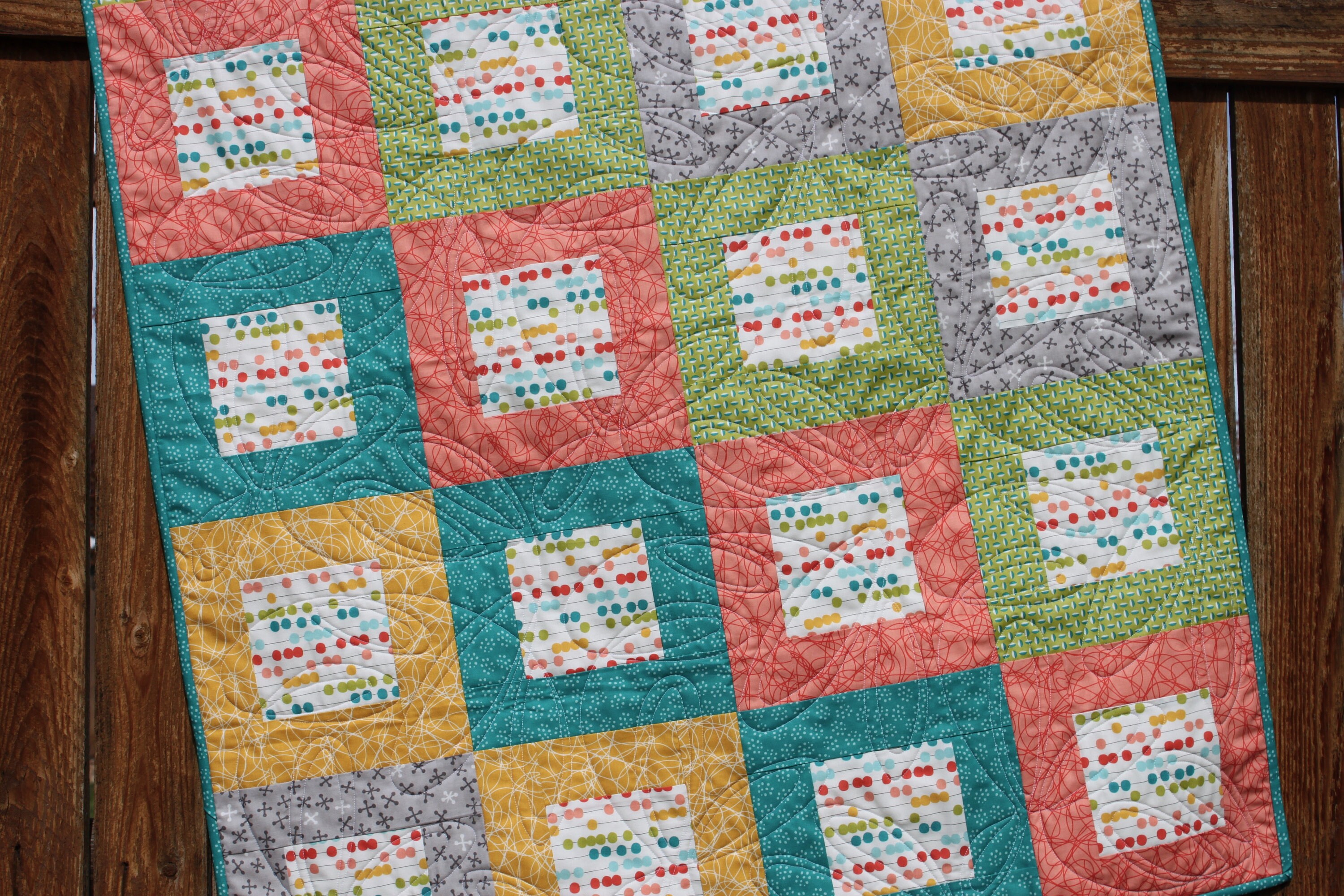 Baby Quilt Pattern, Fat Quarter Quilt Pattern, Lap Quilt Pattern ...