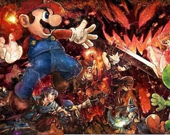 Smash Brothers Ultimate Poster | Etsy
