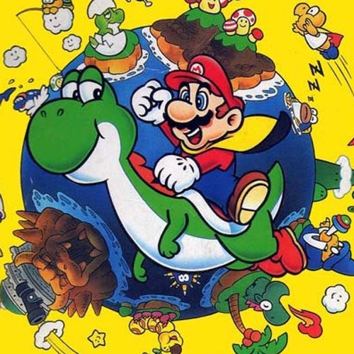 Mario World Promotional Poster - Etsy