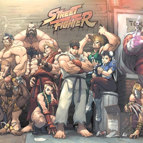 Street Fighter Long Poster - Etsy