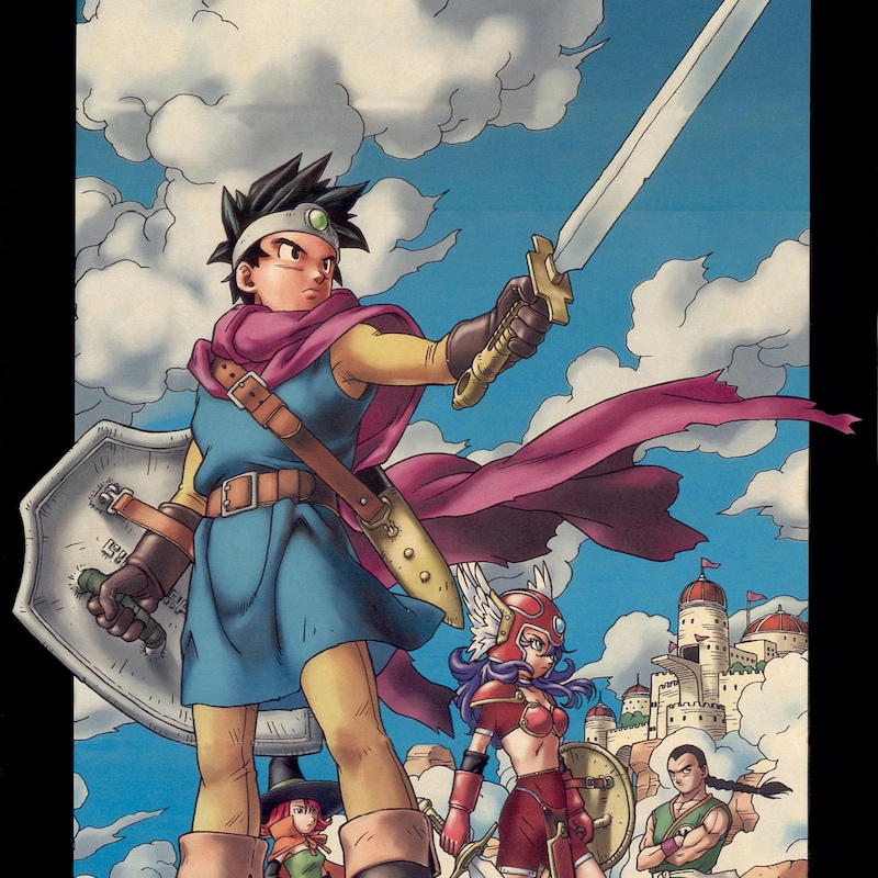 Dragon Quest Poster - Etsy