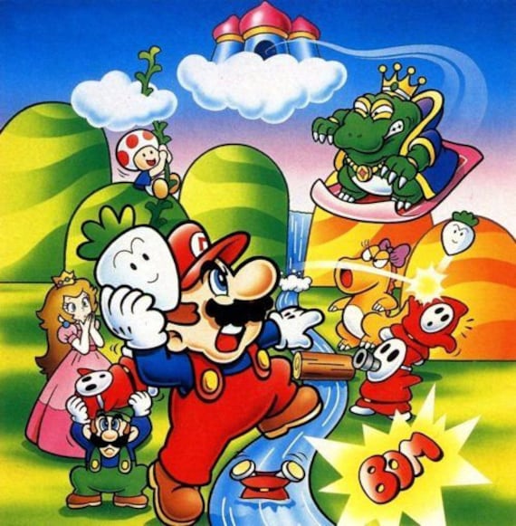 Mario 2 Promotional Poster | Etsy