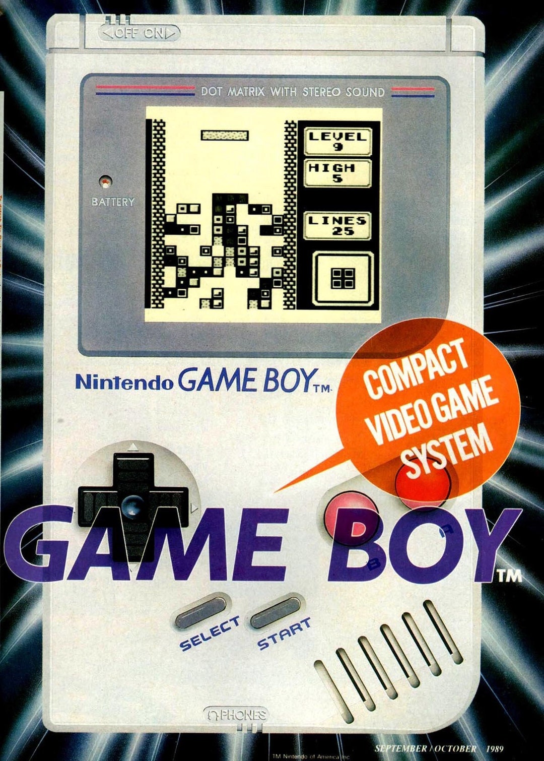 Game Boy Add Tetris Retro Poster - Etsy