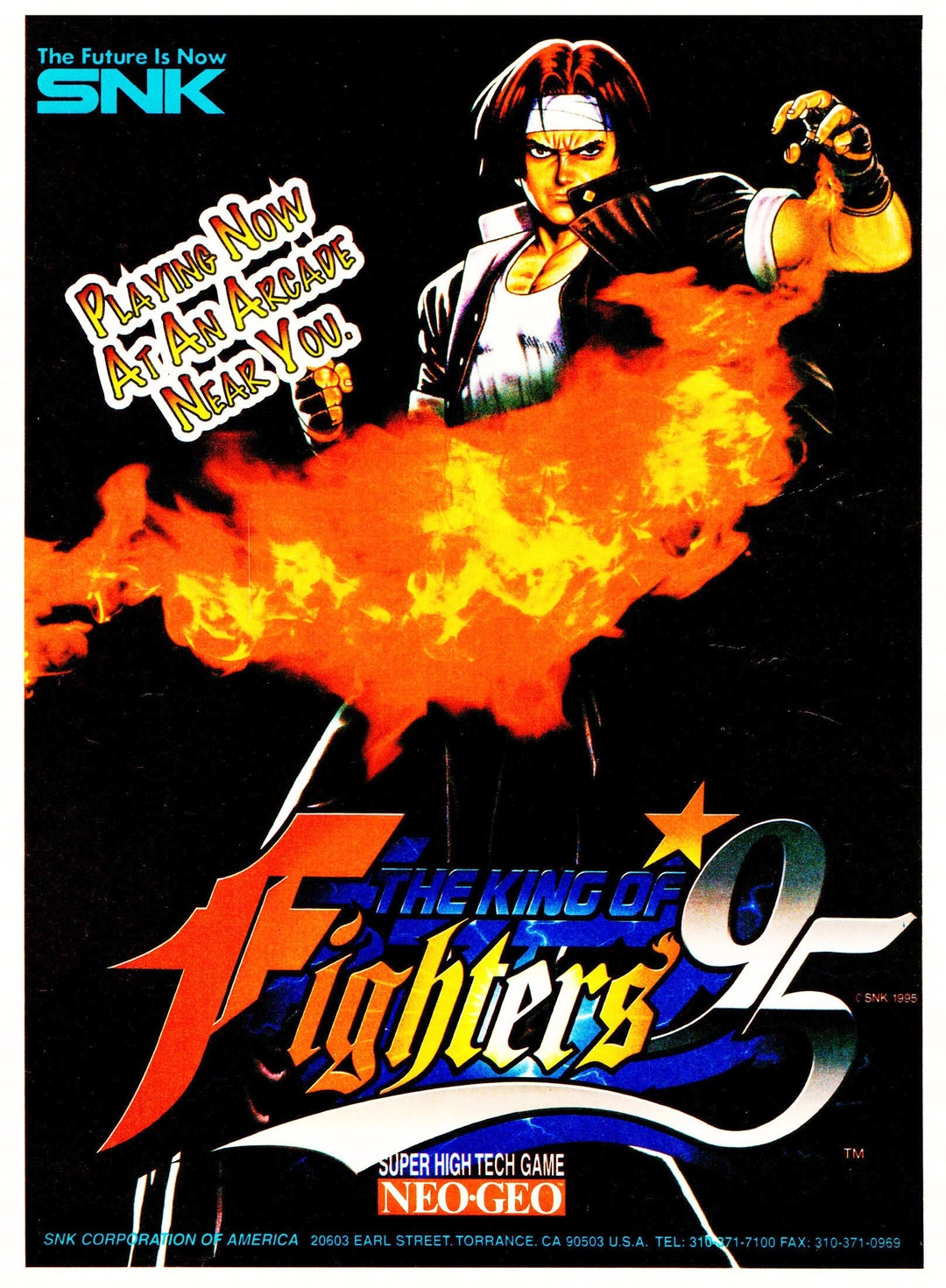 The King of Fighters 95 Retro Poster - Etsy