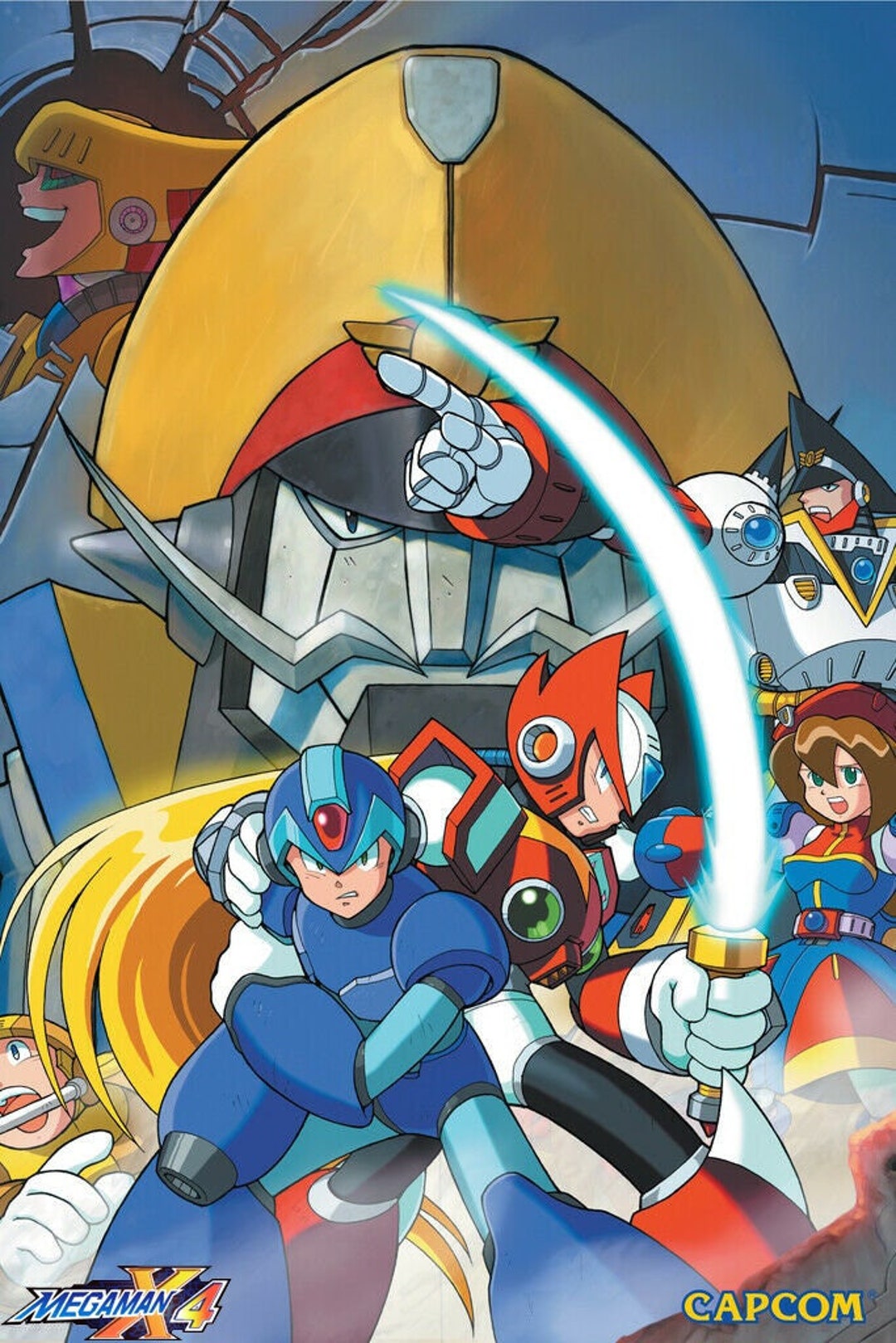 Mega Man X4 Poster - Etsy