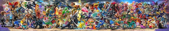 Smash Brothers Ultimate Sora Final Poster Update - Etsy