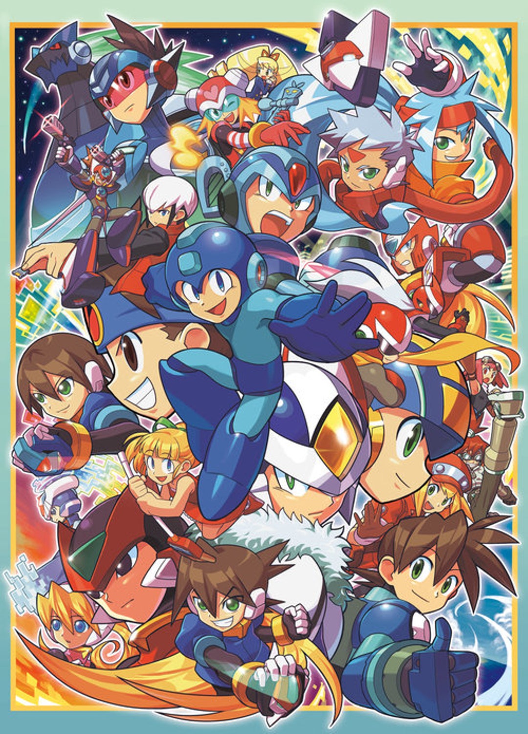 Megaman Generations HD Poster - Etsy