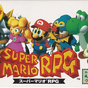 Mario Rpg Promotional Poster - Etsy
