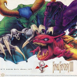 Final Fantasy 3 Poster - Etsy