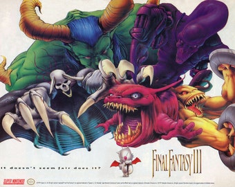 Final Fantasy 6 Poster | Etsy