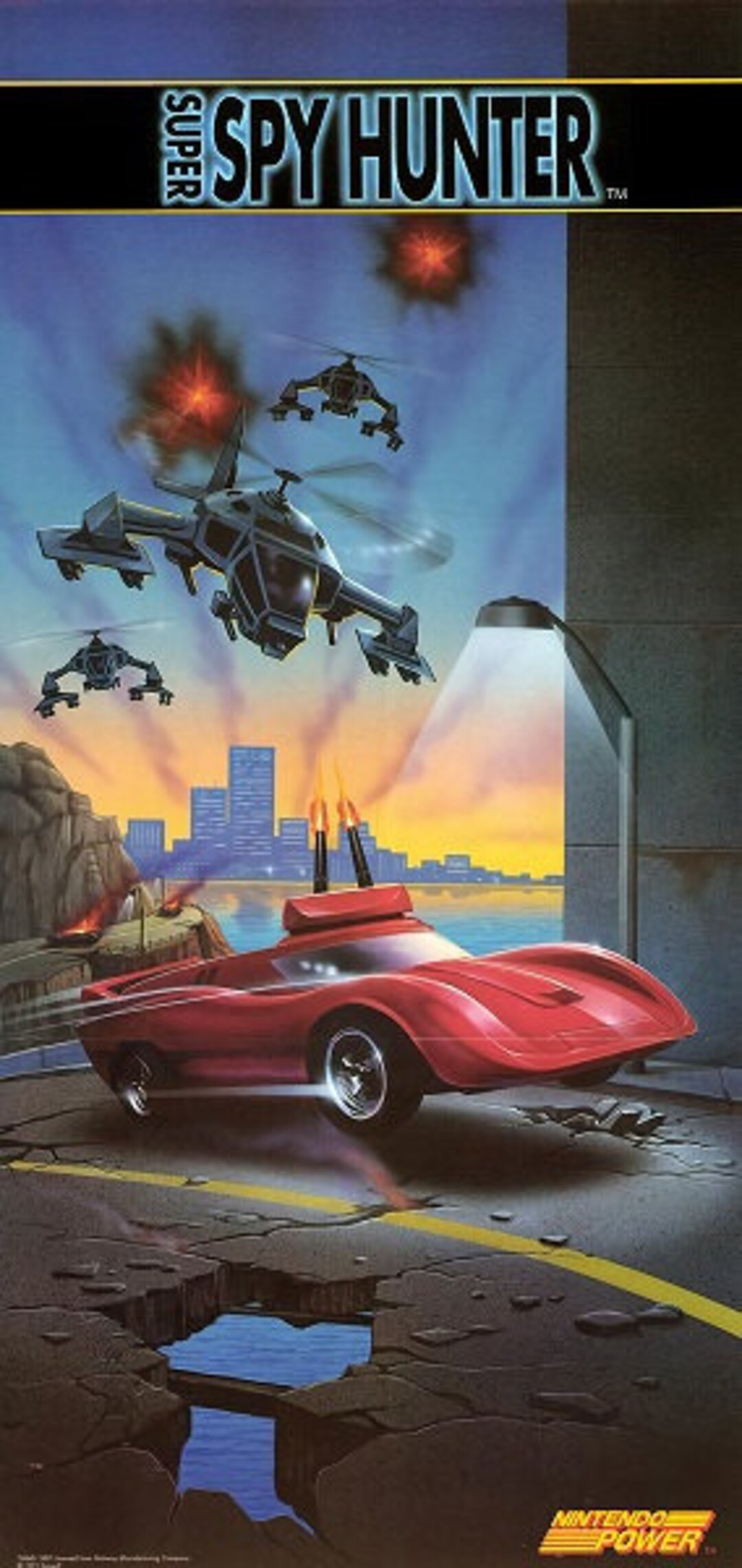 Spy Hunter Nintendo Power Poster - Etsy