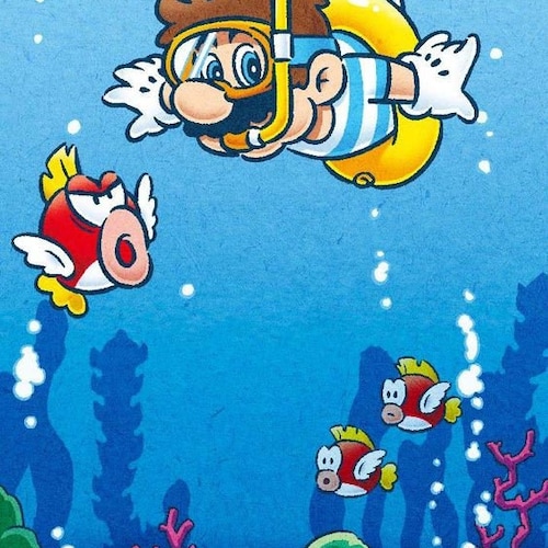 Mario World Promotional Poster - Etsy