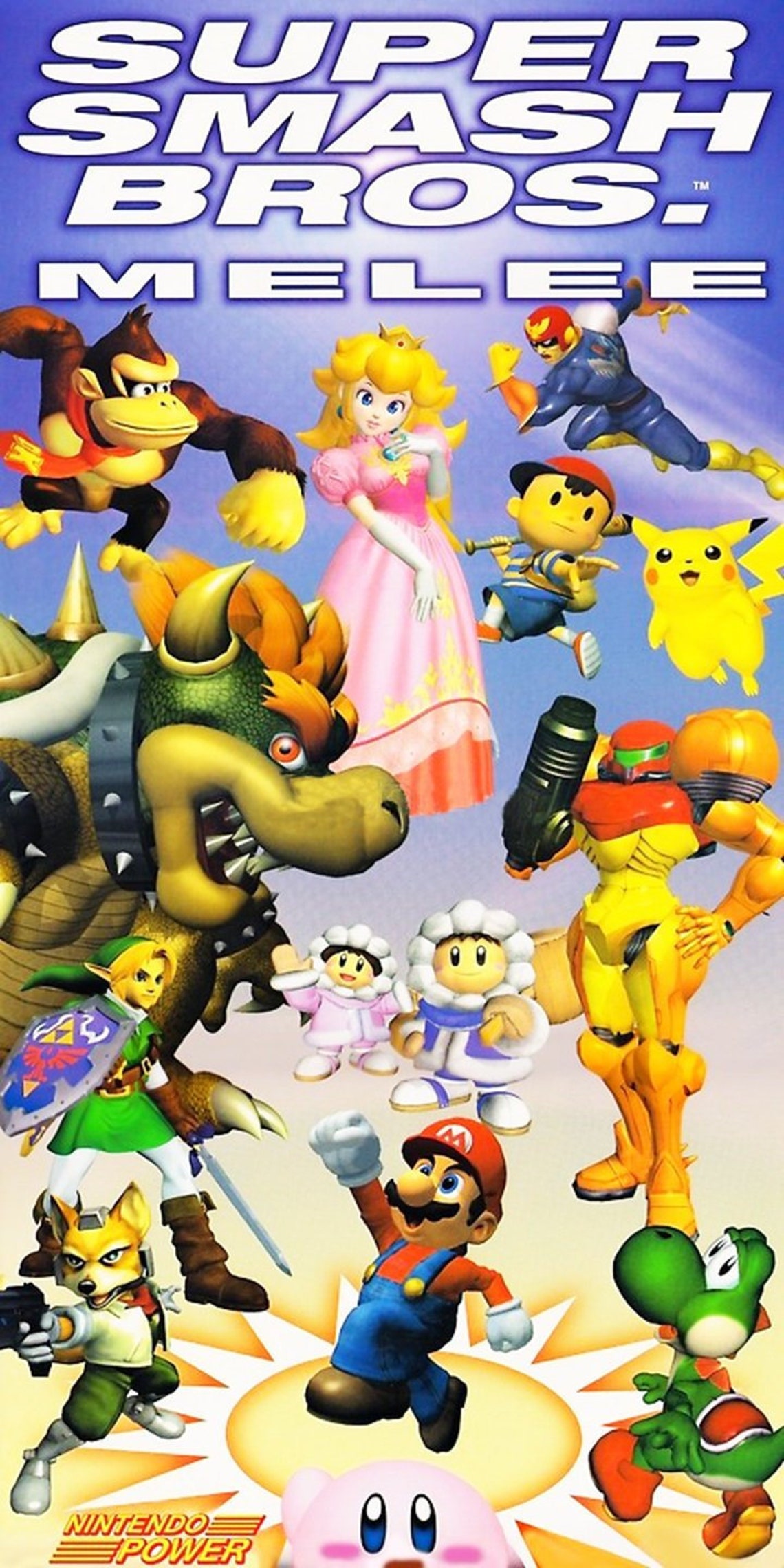 Super Smash Meele Nintendo Power Poster - Etsy