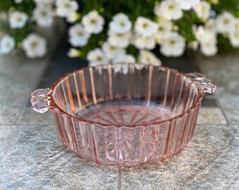 Pink Vintage Glass Dishes - Etsy