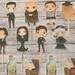 The Addams Family Cupcake Toppers - Etsy