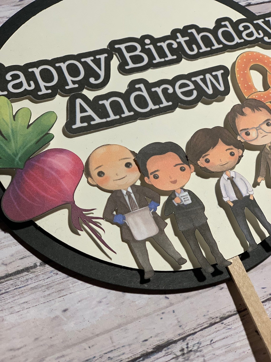 The Office Cake Topper | Etsy