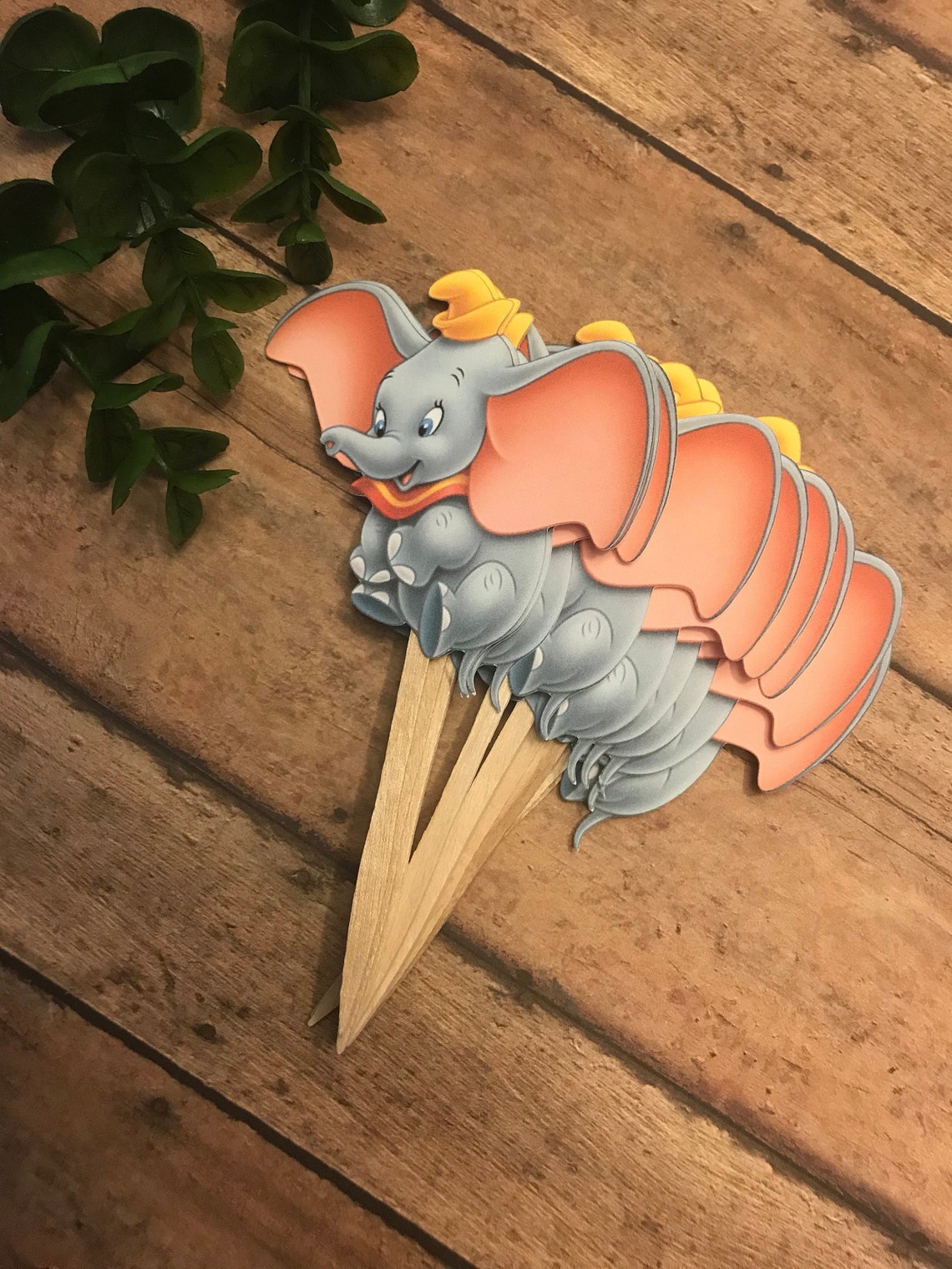 Dumbo Cupcake Toppers - Etsy