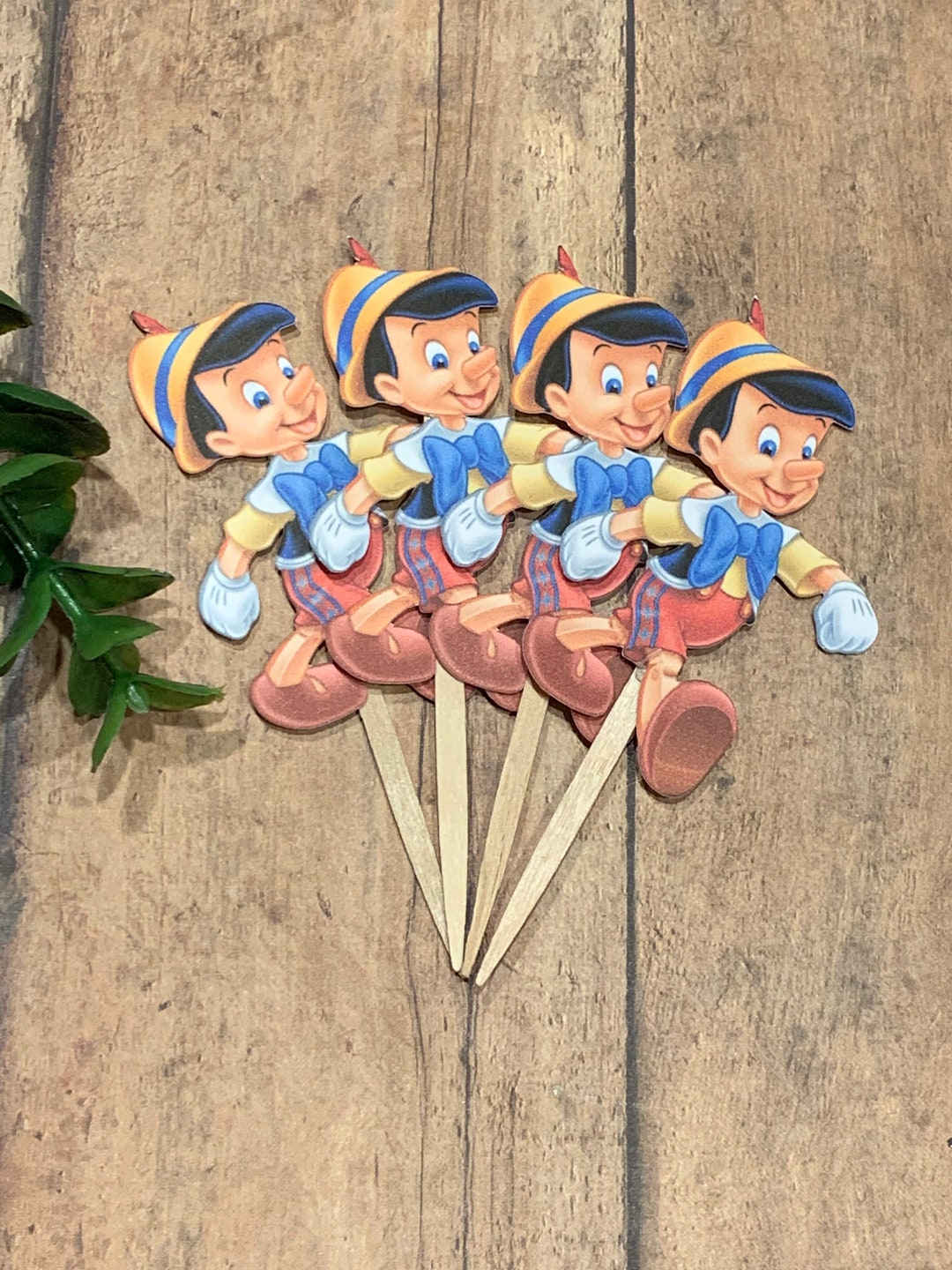 Pinnochio Cupcake Toppers - Etsy