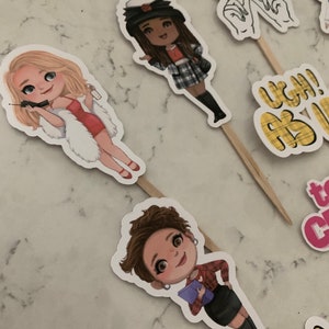 Clueless Cupcake Toppers - Etsy