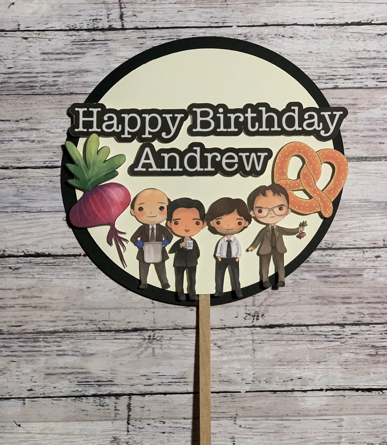 The Office Cake Topper | Etsy
