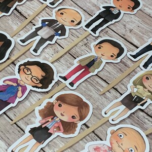 The Office Cupcake Toppers - Etsy