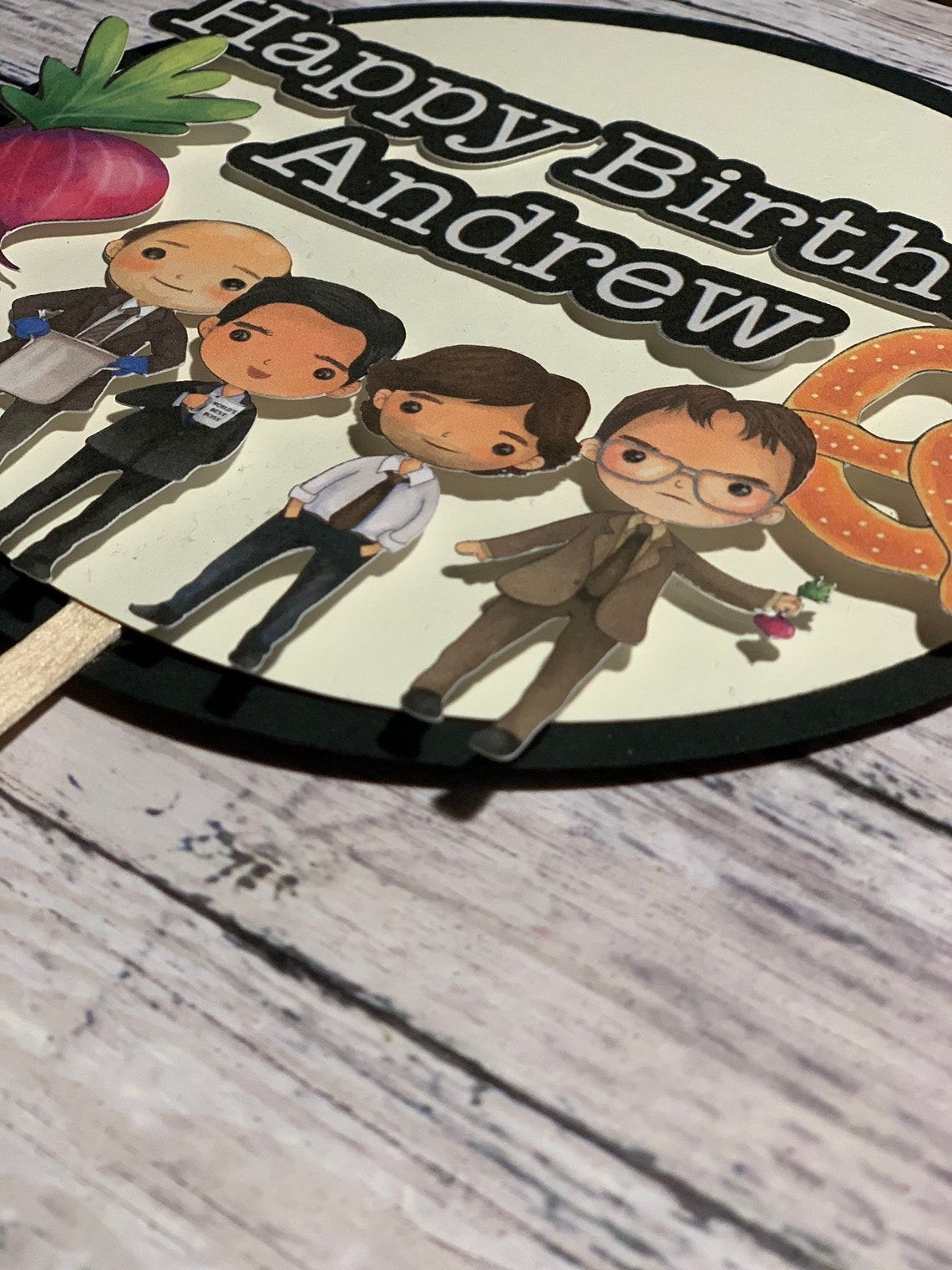 The Office Cake Topper | Etsy