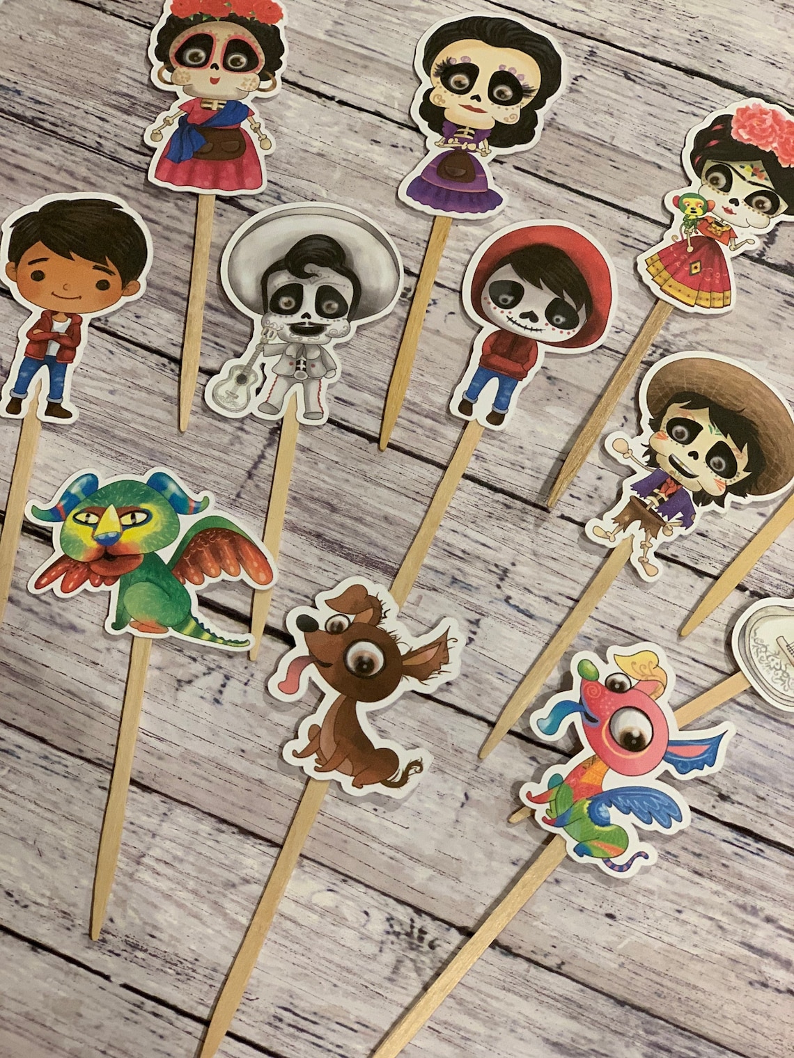 Coco Cupcake Toppers - Etsy