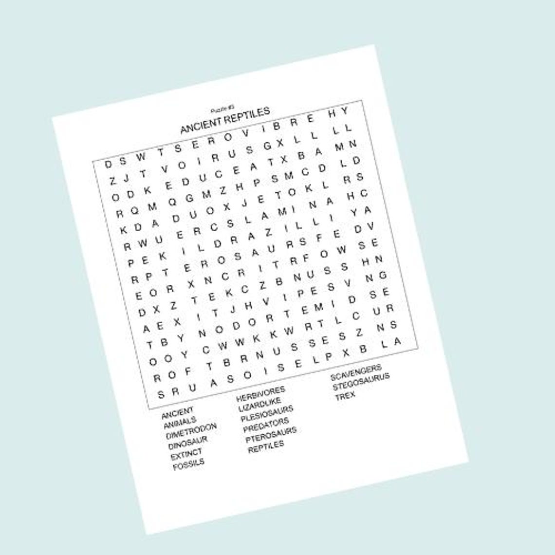 Word Search Puzzle | 50 Printable Puzzle Pages for Kids and Adults ...