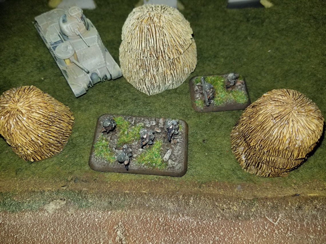 Fully Painted Resin Haystacks. ON SALE - Etsy