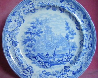 Antique dinner plate | Etsy