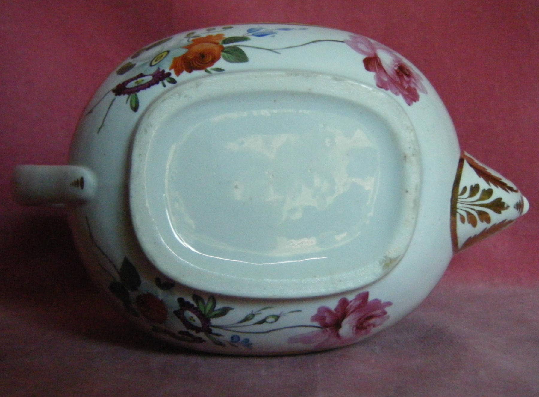 Mrs. Bowring Georgian Porcelain China Teapot and Stand Hand - Etsy