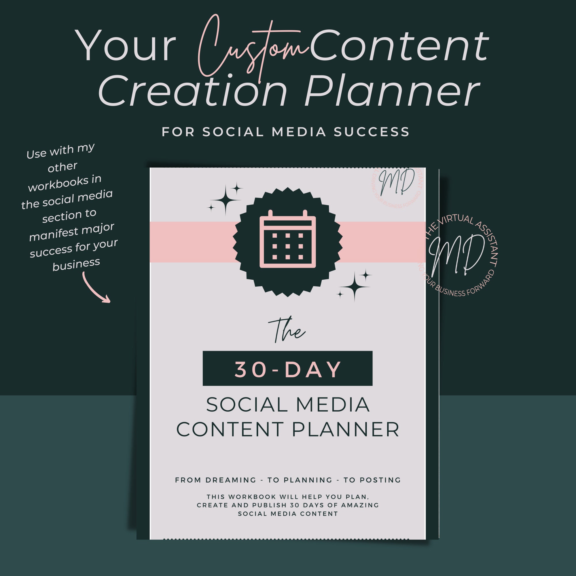 The Ultimate Social Media Content Planning Bundle | Workbook for Social ...