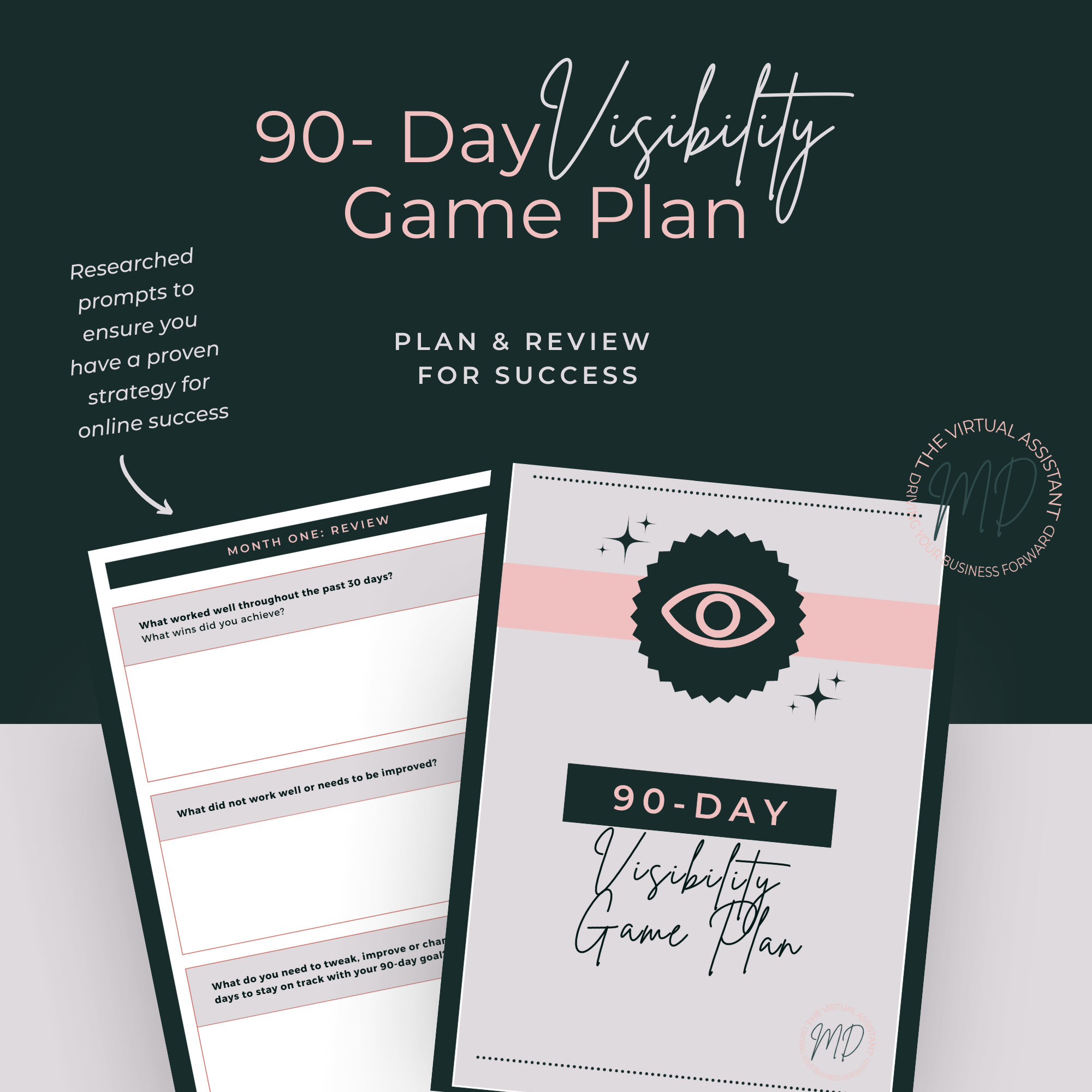 The 90-day Visibility Game Plan Guide & Workbook, Done-for-you ...