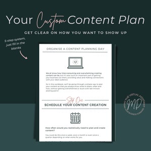 The Ultimate Social Media Content Planning Bundle | Workbook for Social ...