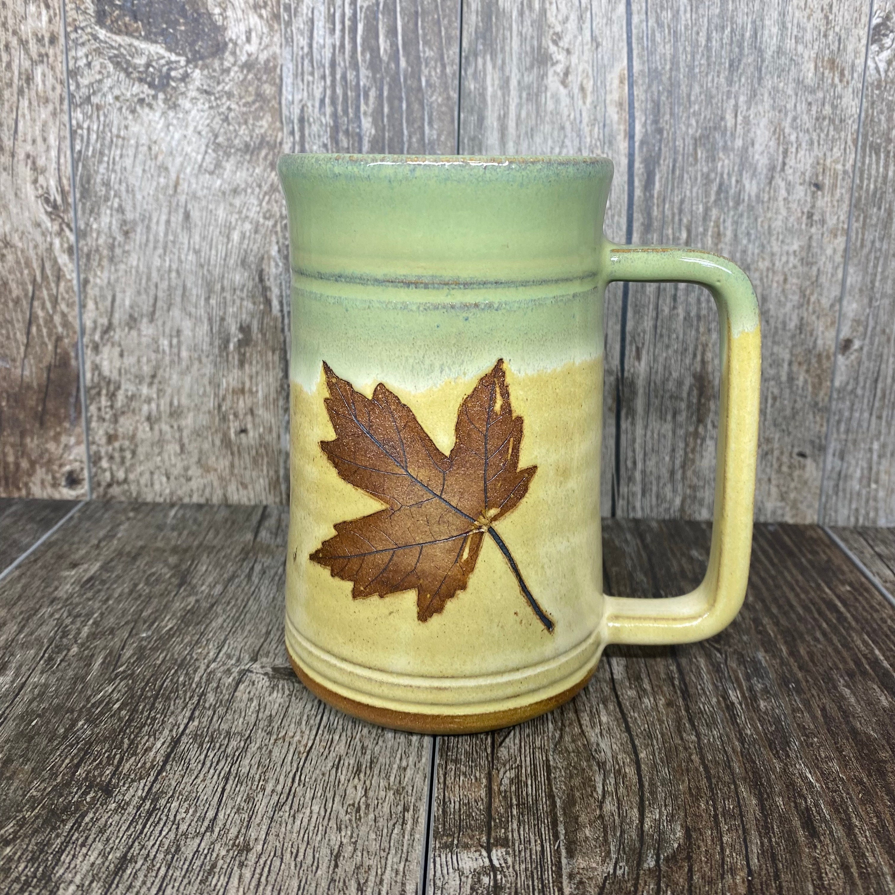 Leaf Mug - Etsy