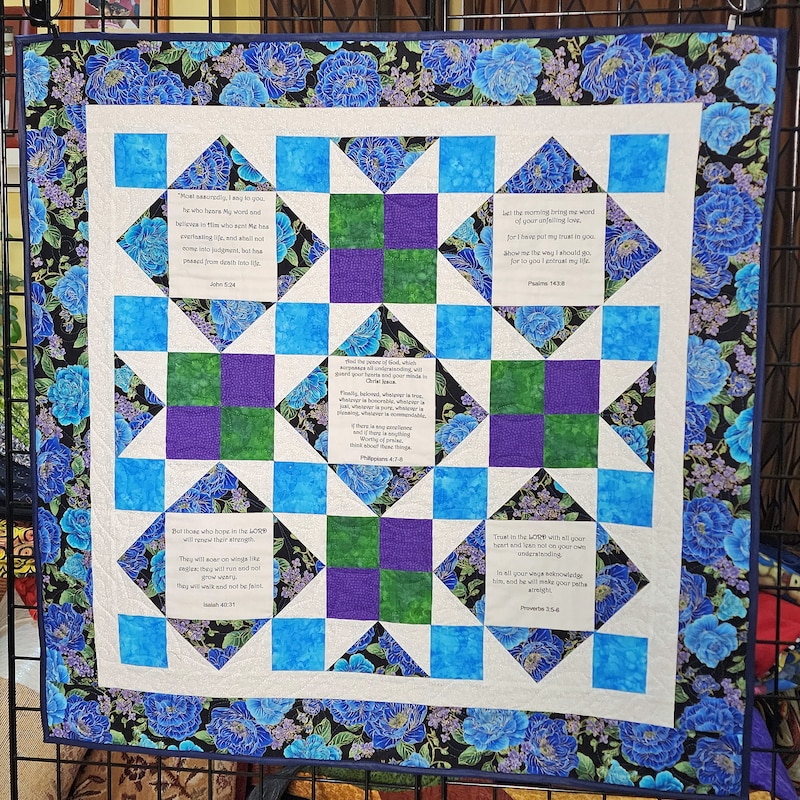 Religious Quilt - Etsy